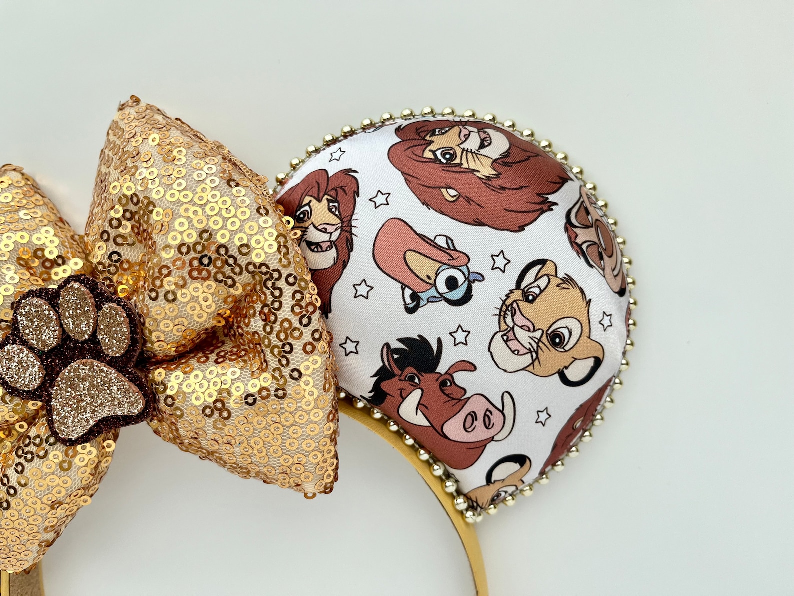 Lion King Simba Inspired Mouse Ears Headband Mickey Ears Headband - Etsy