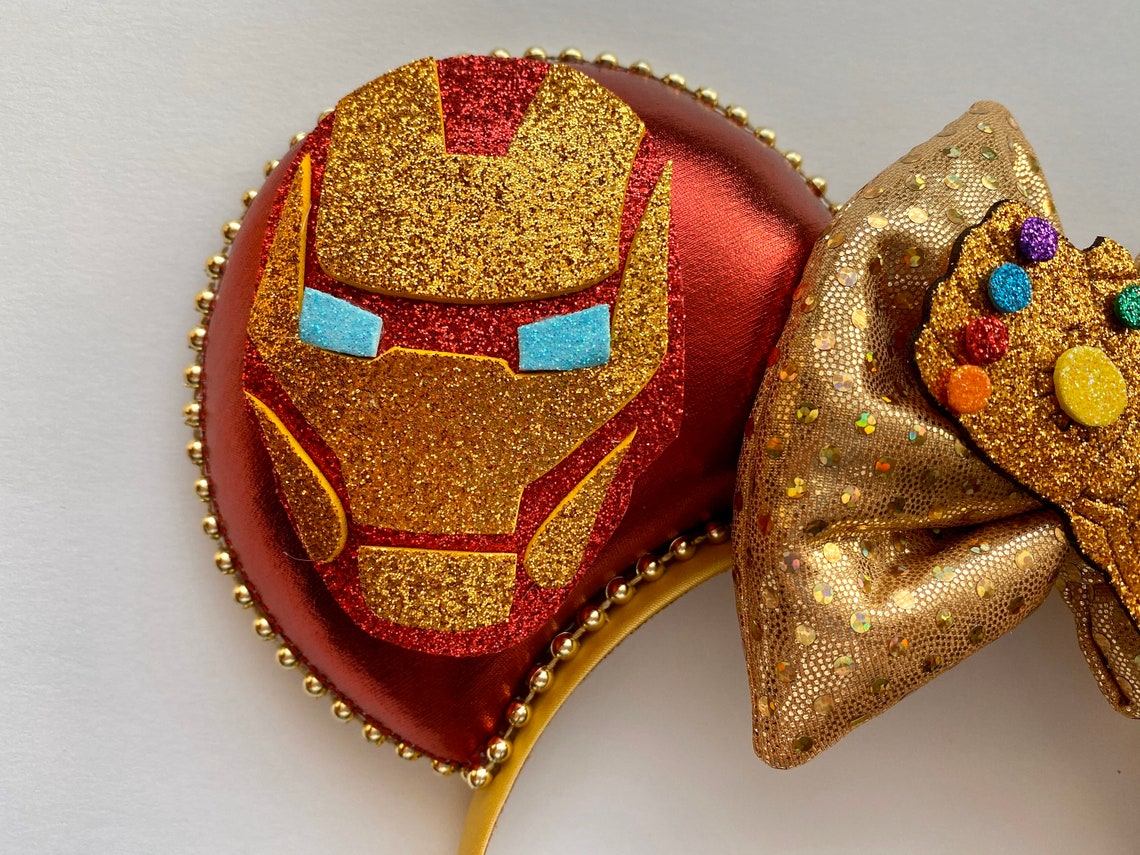 Iron Man Spider-man Infinity Gauntlet Marvel Inspired Mickey - Etsy