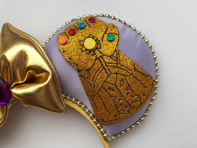 Marvel the Avengers Infinity War Thanos Inspired Mickey Ears Mickey ...