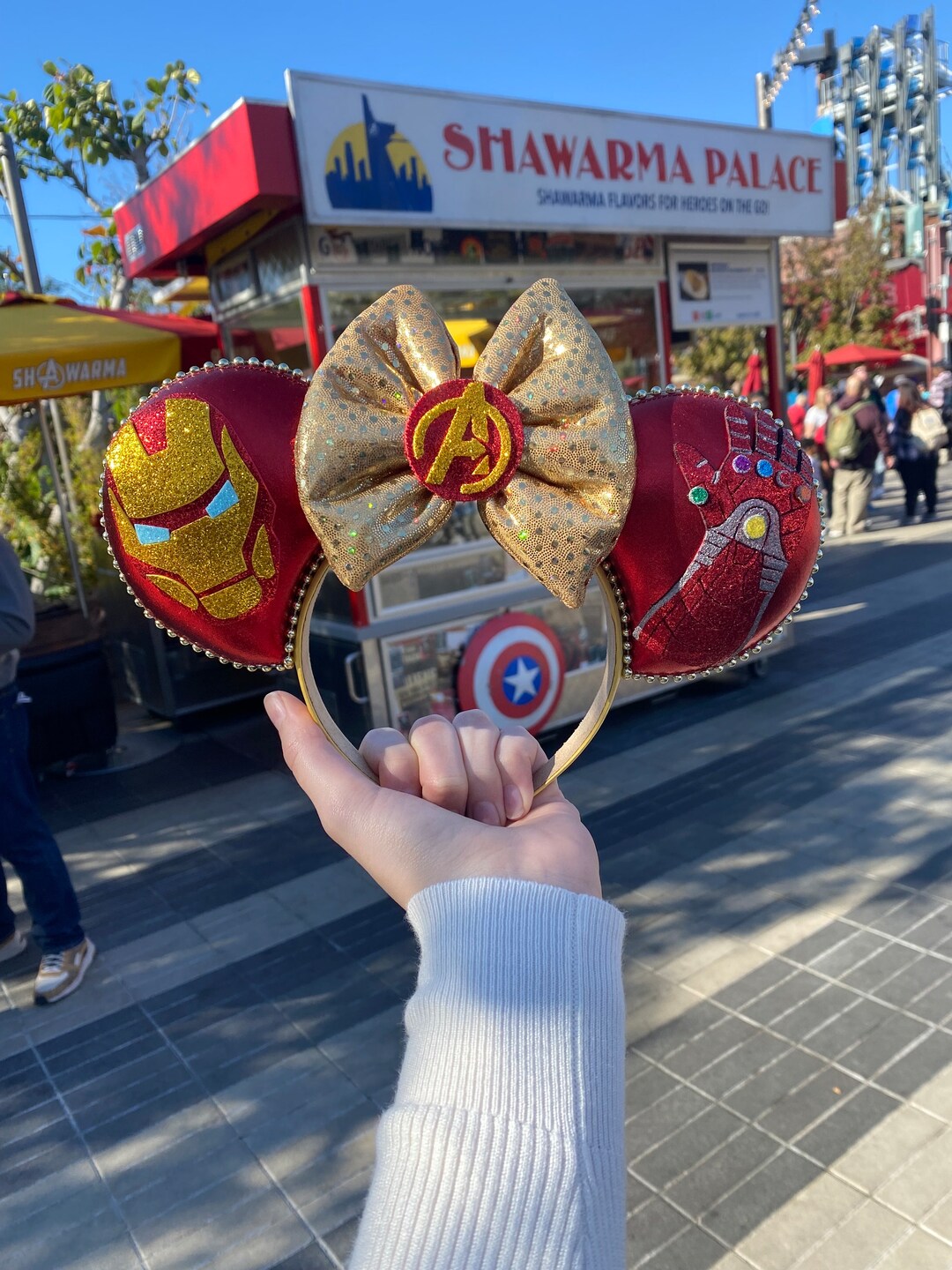 The Avengers Endgame Iron Man Infinity Gauntlet Inspired Mouse Ears ...