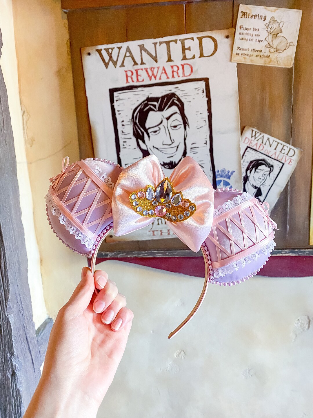 Tangled Rapunzel Inspired Mouse Ears Mickey Ears Headband| Ships in 10 ...