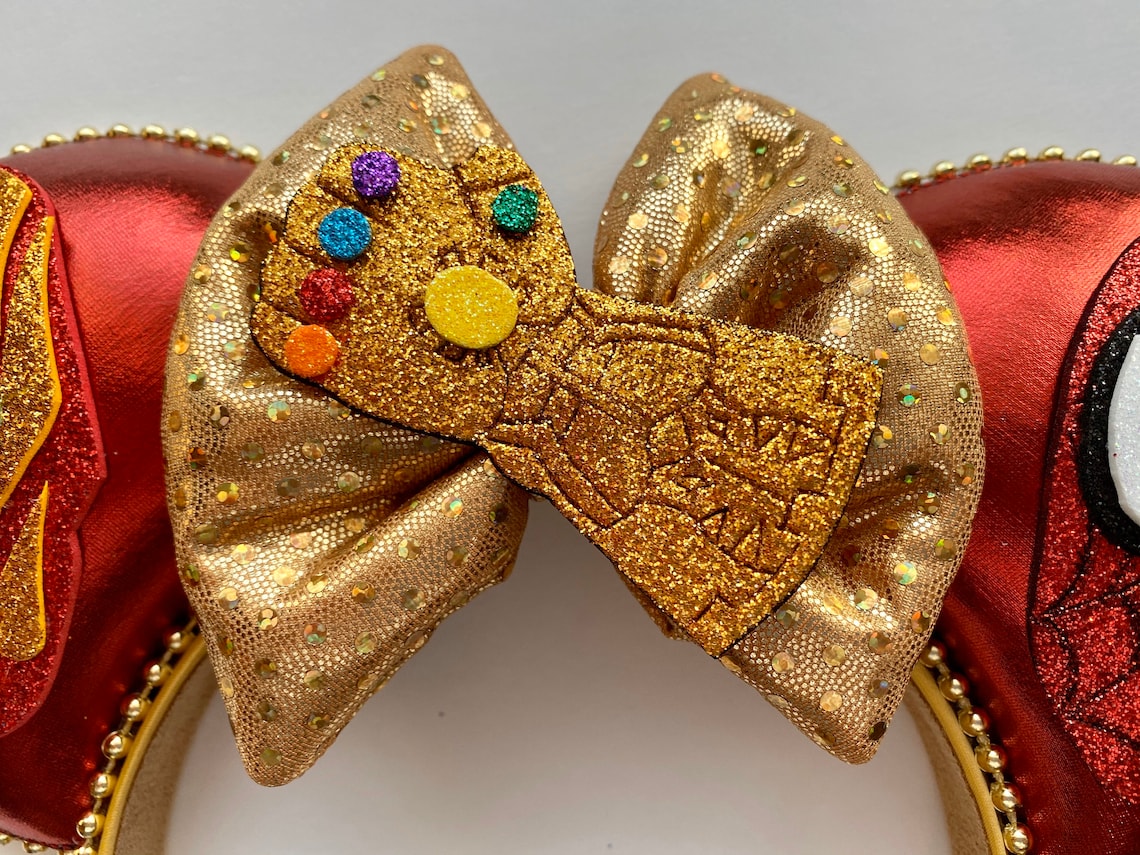 Iron Man Spider-man Infinity Gauntlet Marvel Inspired Mickey | Etsy
