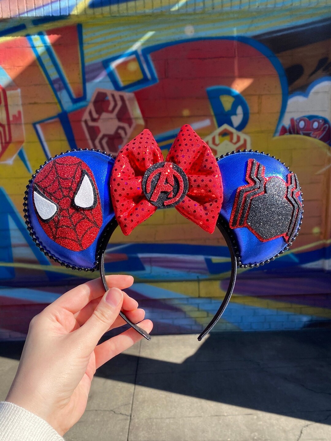 Spider-man Homecoming Marvel Inspired Mouse Ears Mickey Ears Headband ...