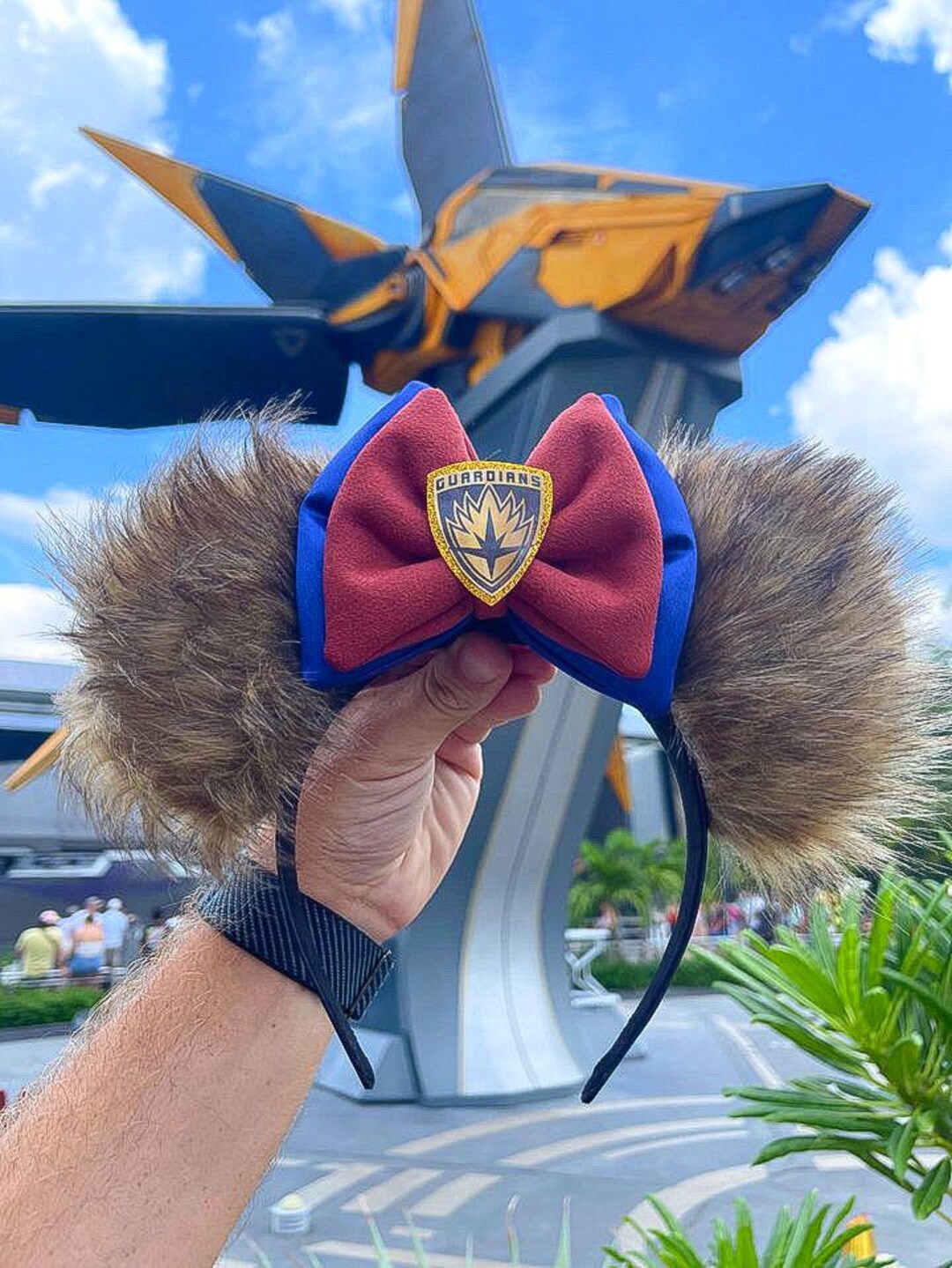 The Avengers Endgame Guardians Rocket Raccoon Inspired Mouse Ears ...