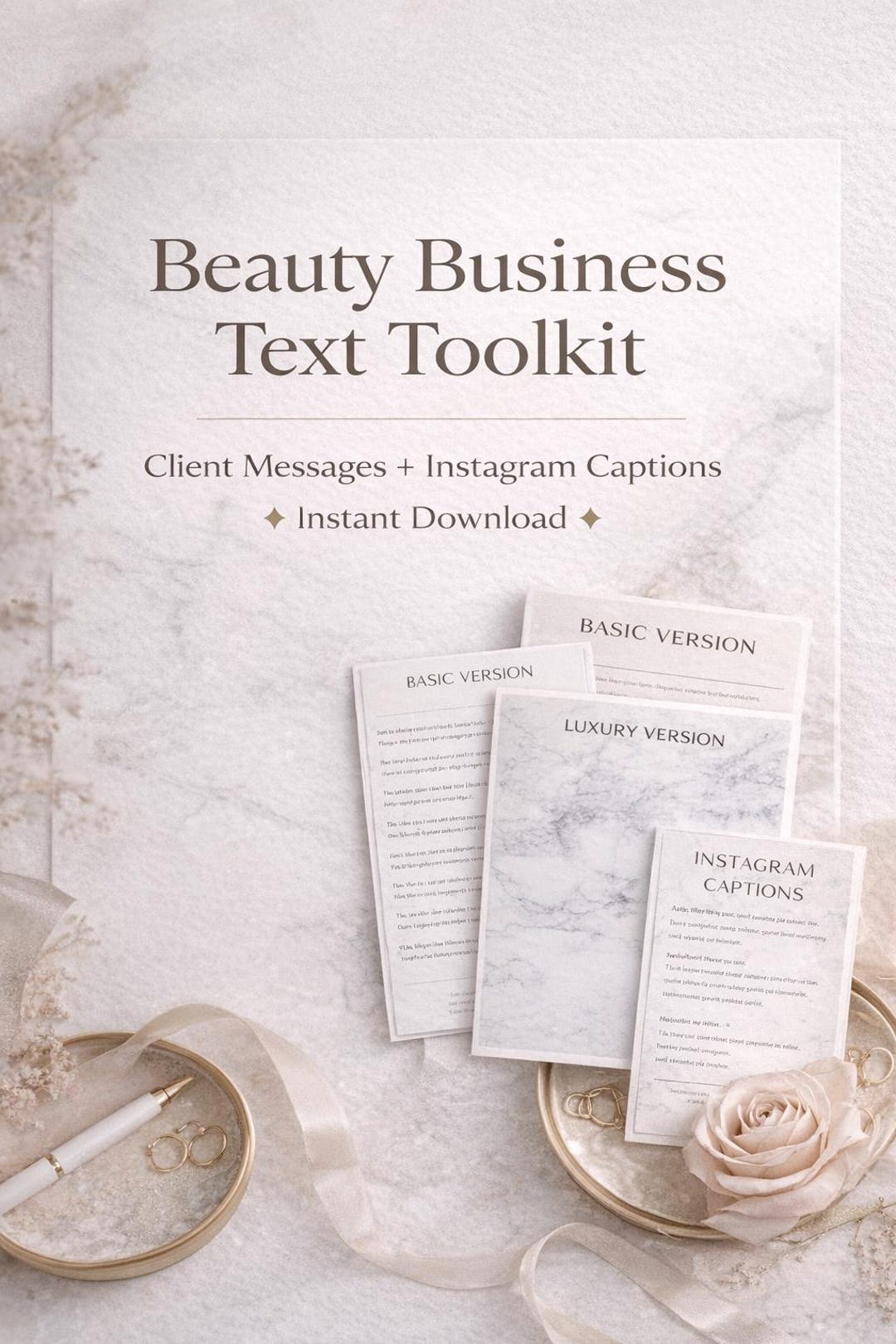 Beauty Business Client Communication Toolkit Message Templates for Lash ...