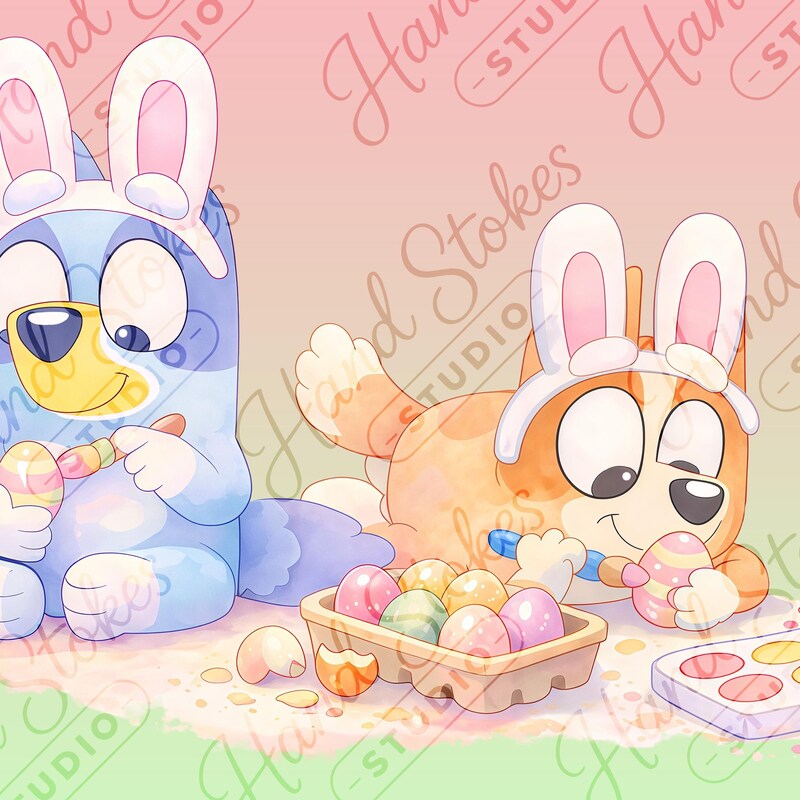 Bluey Png Easter - Etsy