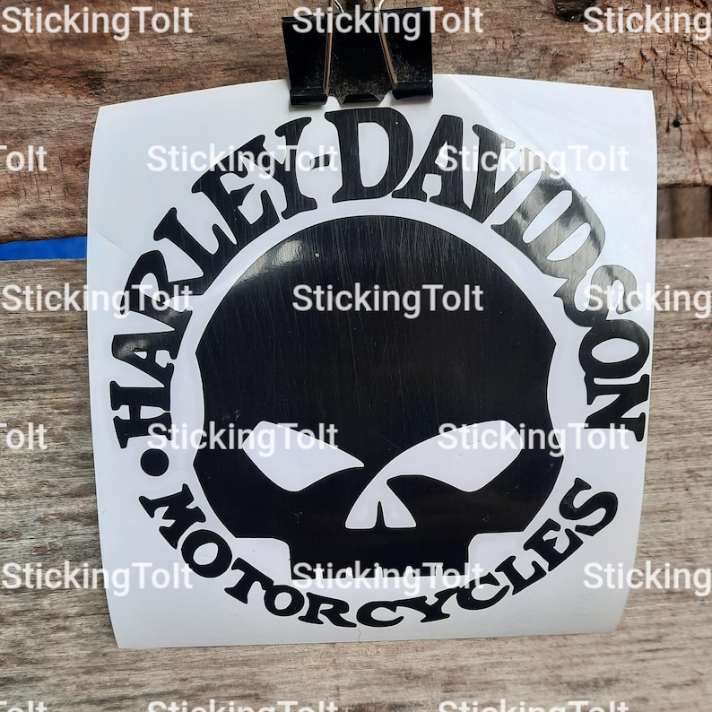 Harley Davidson Willie G Vinyl Decal - Etsy