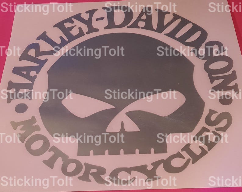 Harley Davidson Willie G Vinyl Decal - Etsy