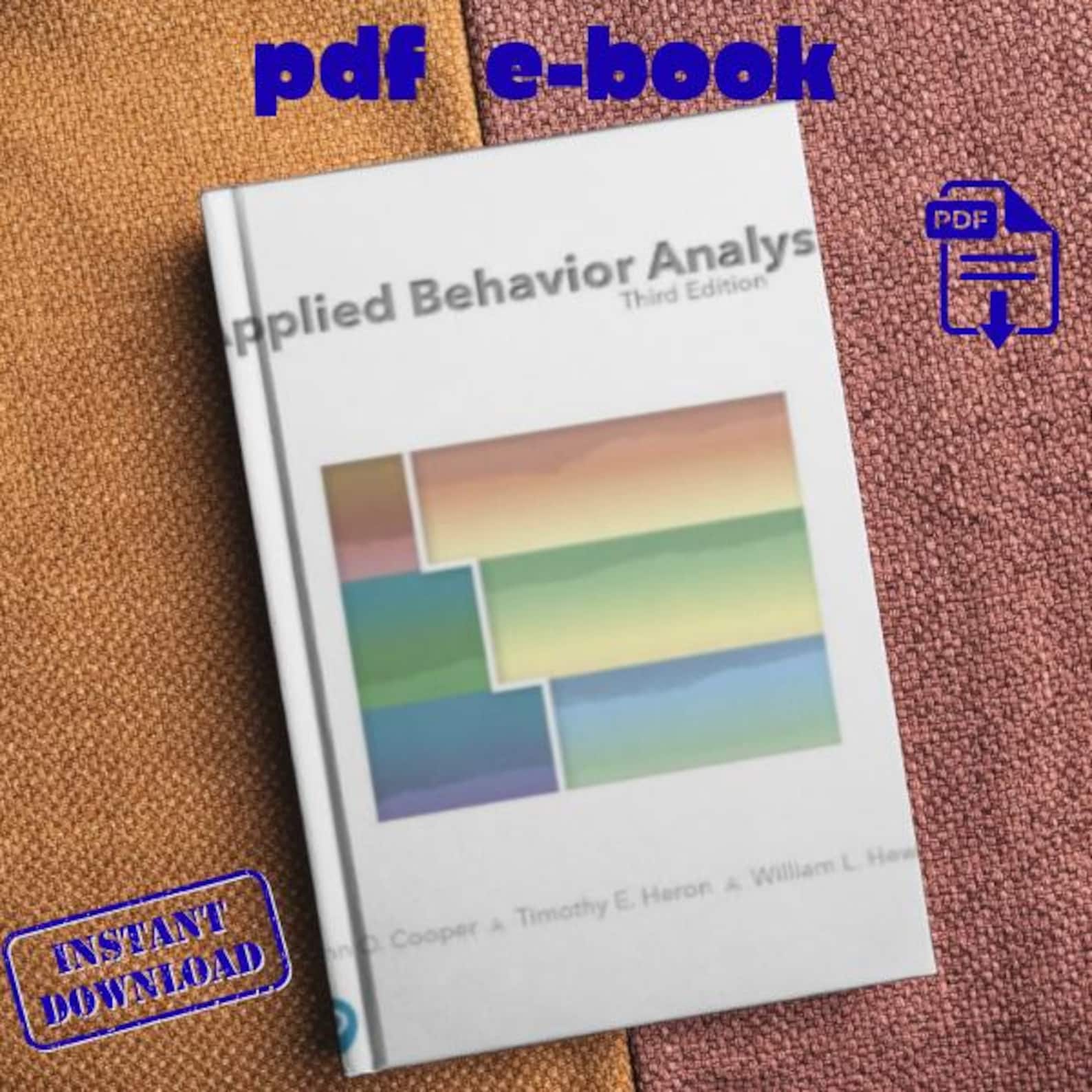 Applied Behavior Analysis 3RD Edition - Etsy