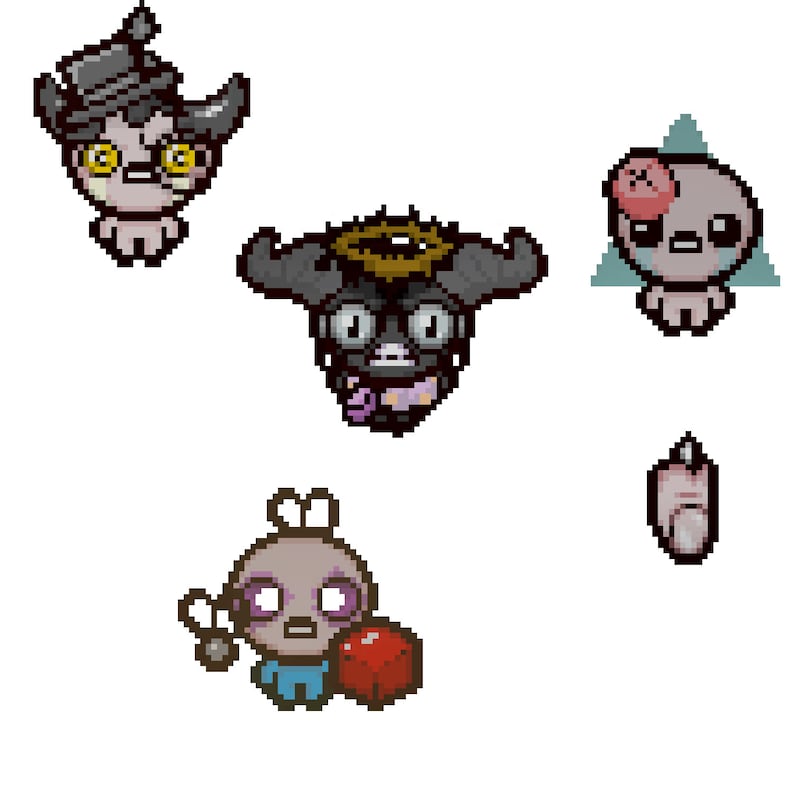 Custom Binding of Isaac Cross Stitch Kit - Etsy