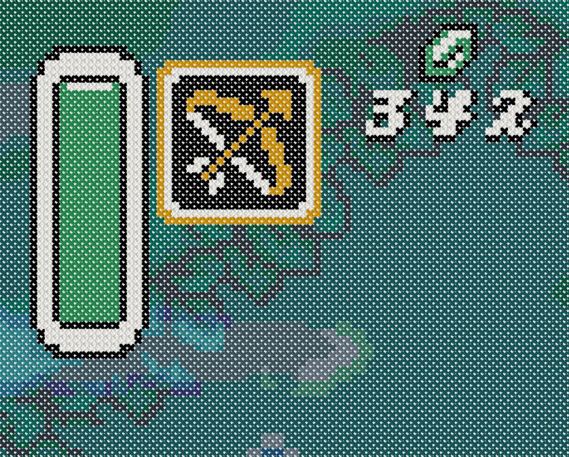 Link and the Master Sword Cross Stitch Pattern - Etsy