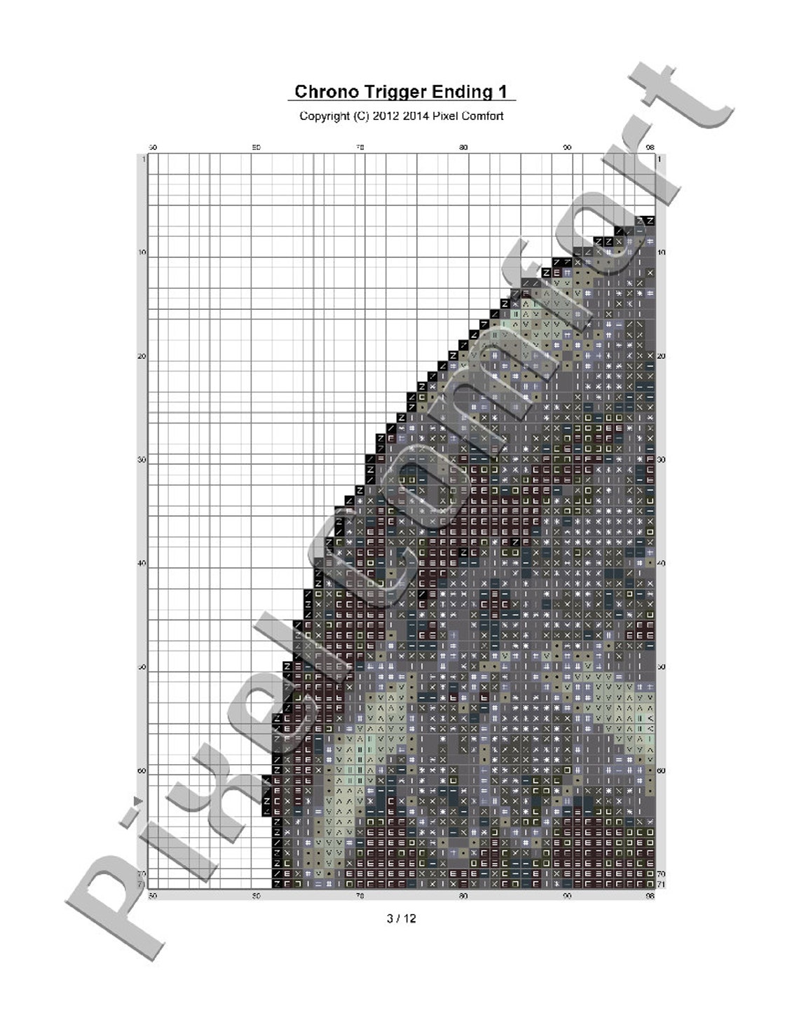 Chrono Trigger Ending 1 Cross Stitch Pattern - Etsy