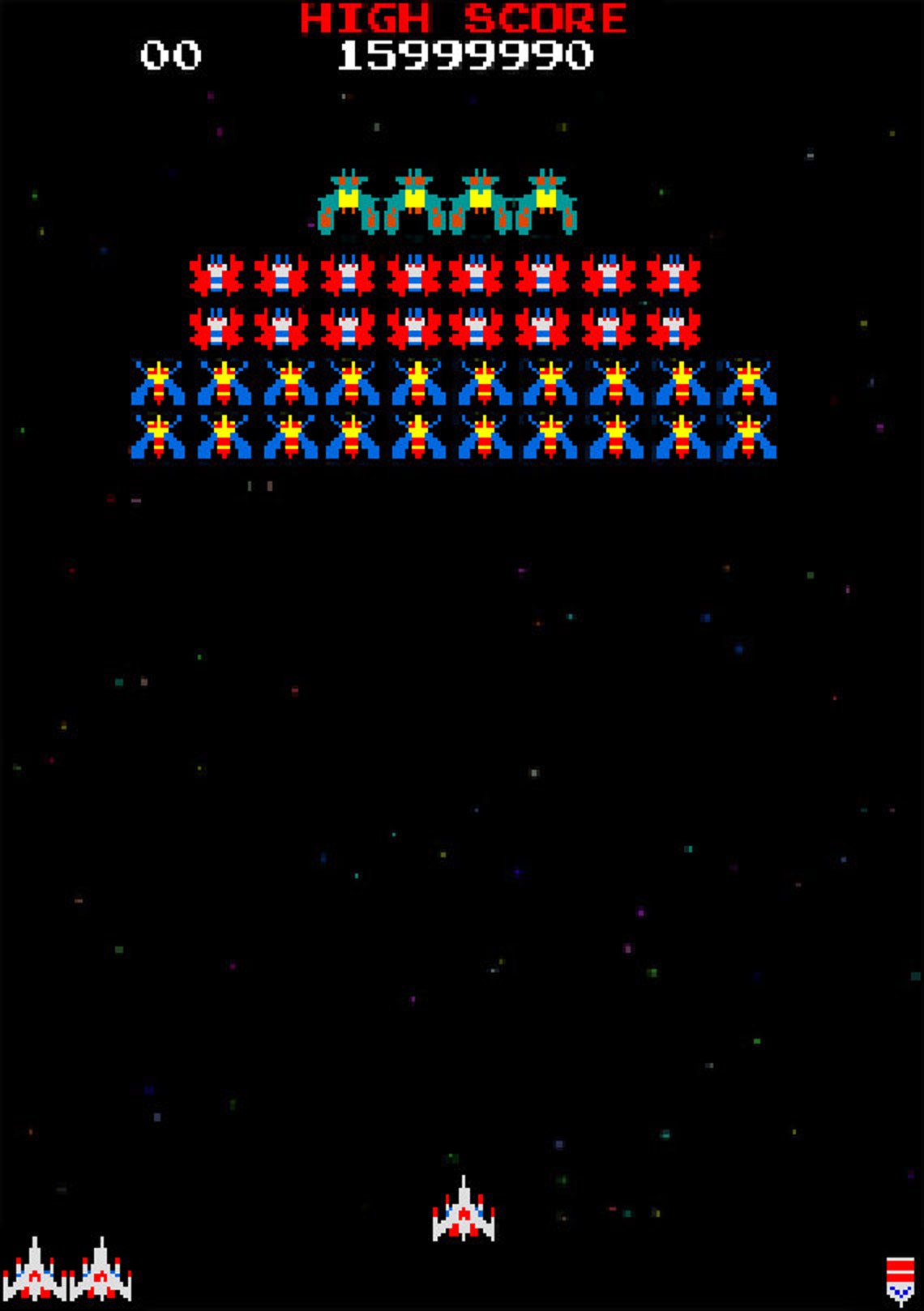 Galaga Level 1 Cross Stitch Pattern - Etsy