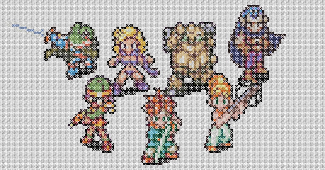 Chrono Trigger Party Cross Stitch Pattern - Etsy