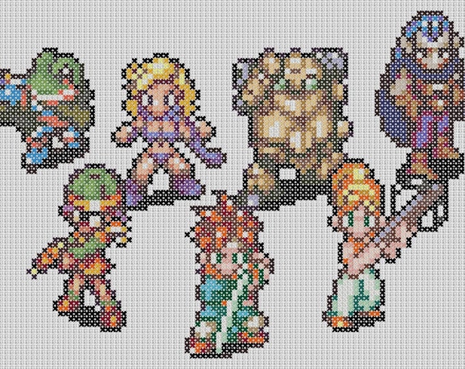 Chrono Trigger Party Cross Stitch Pattern - Etsy