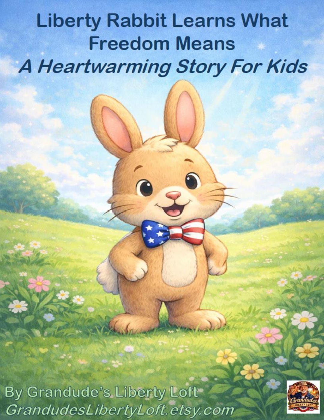 Liberty Rabbit Children’s Storybook, Printable Kids Book About Kindness ...