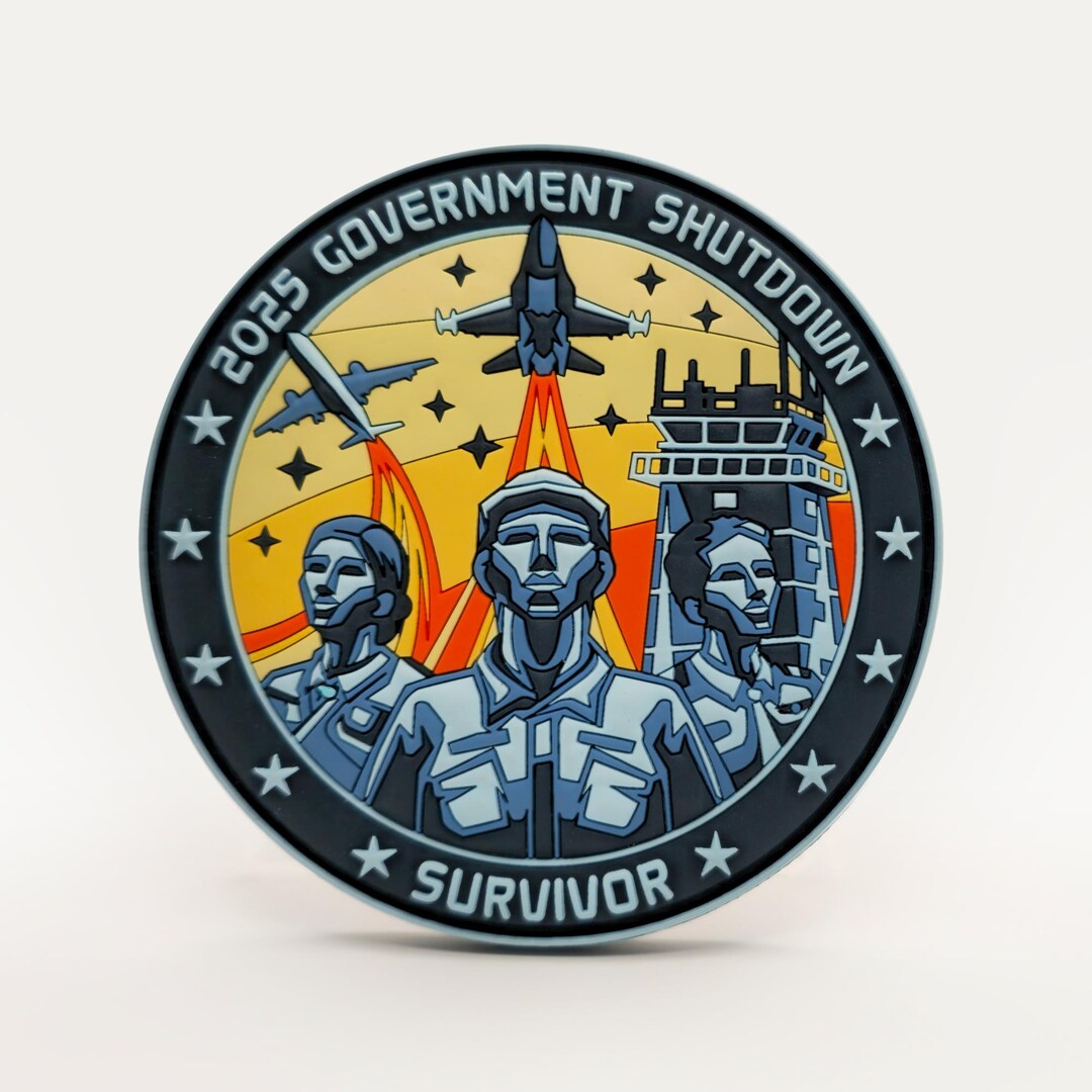 Government Shutdown Survivor 2025 Patch - Pvc - Hook and Loop - Etsy