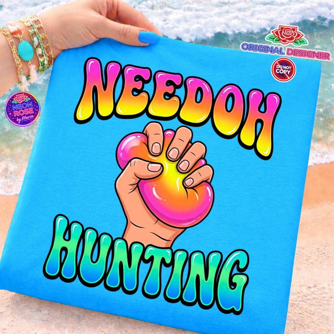 Needoh Hunting Png,funny Squishy Shirt Design,kids Trend Toy Graphic ...