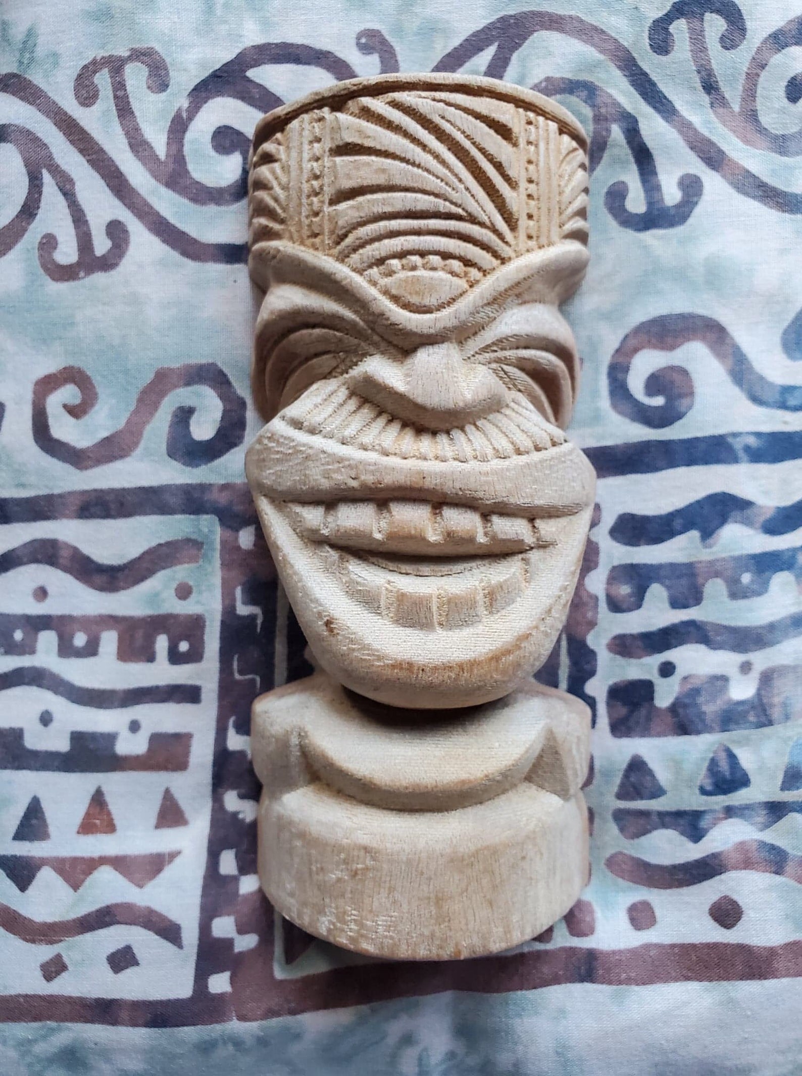 Tiki Totem Good Luck Tiki Hawaiian Tiki Tiki Decor | Etsy