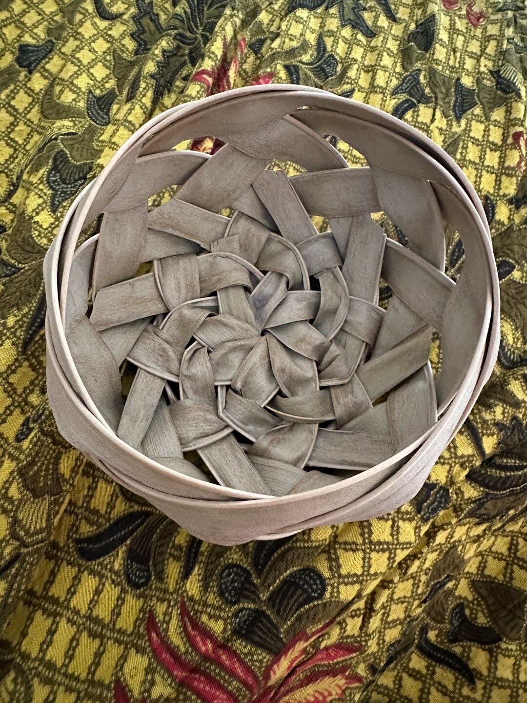 Handwoven Hawaiian Coco Frond Bowl: Aloha Fruit Basket - Etsy