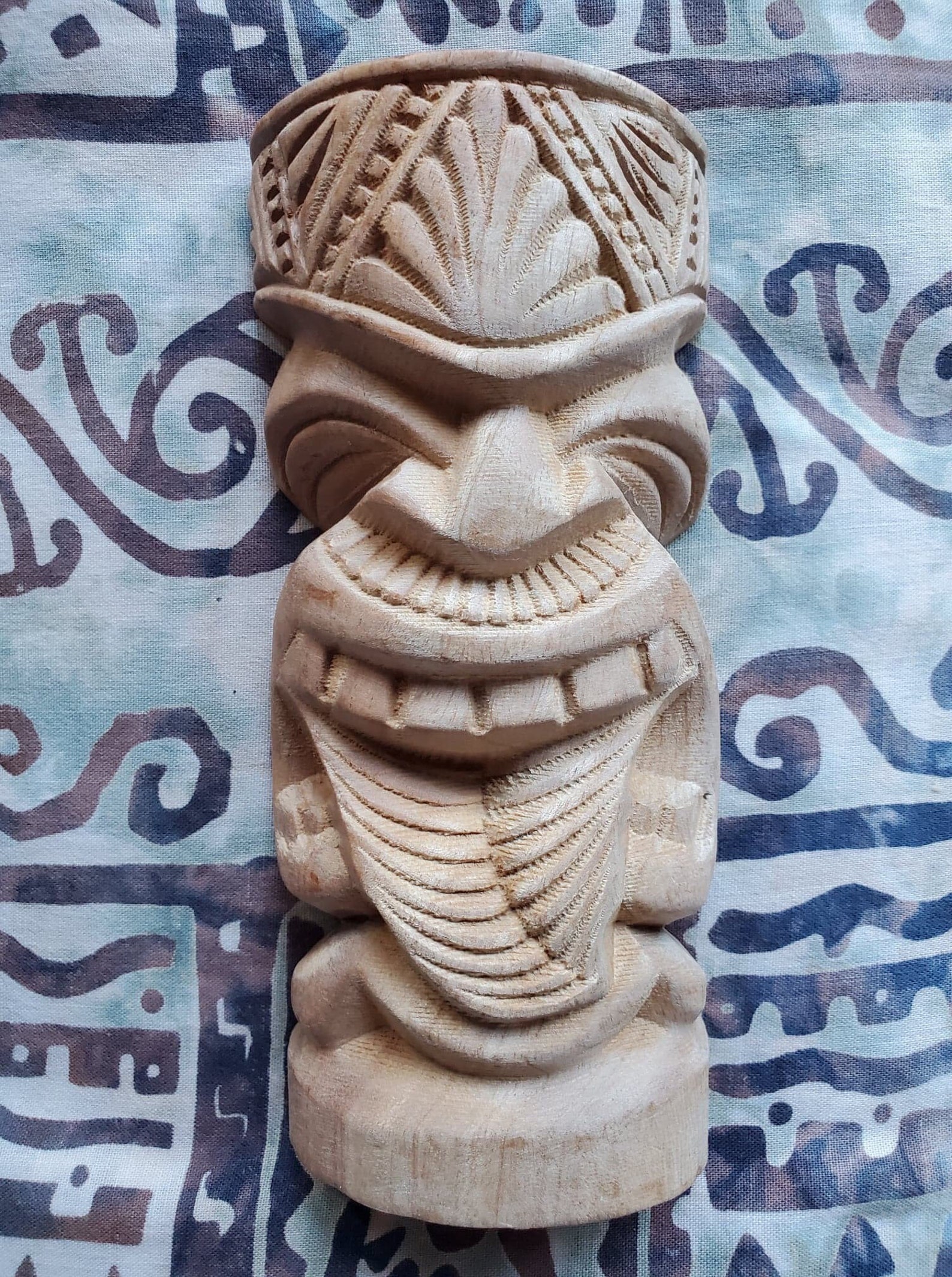 Tiki Totem Good Luck Tiki Hawaiian Tiki Tiki Decor | Etsy