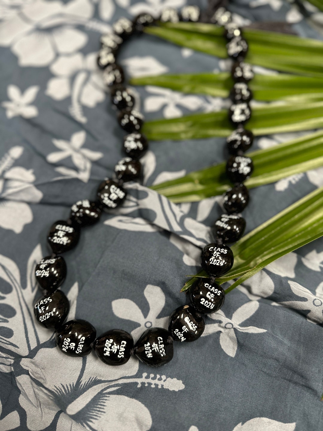 10 Kukui Nut Lei CLASS OF 2024 • Graduation Lei • Kukui Nut Lei ...
