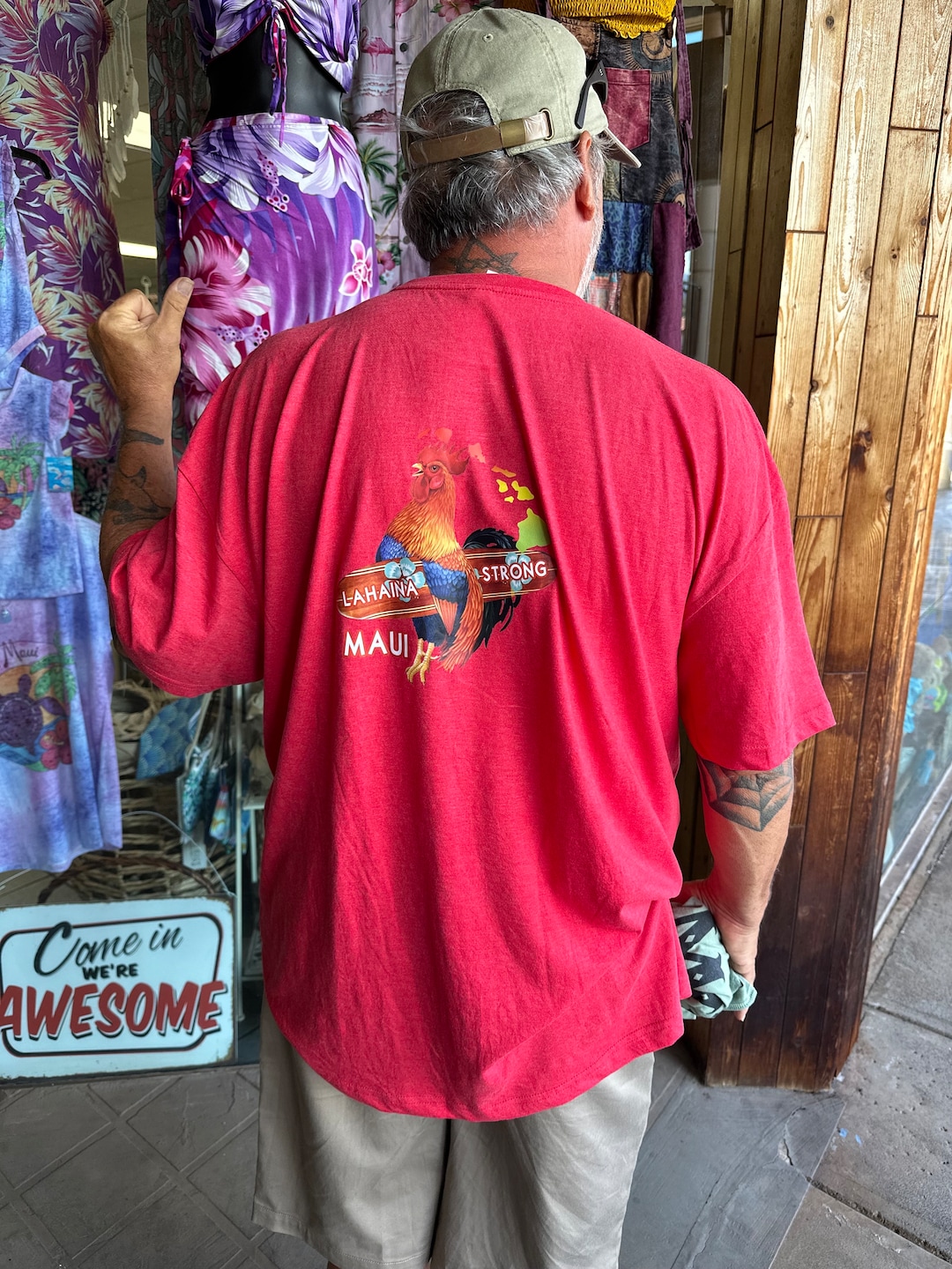 Lahaina • Surfing Rooster • Maui Strong • Lahaina Strong • Hawaii T ...
