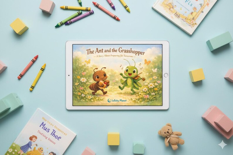 The Ant and the Grasshopper - Digital Children’s Storybook (printable ...