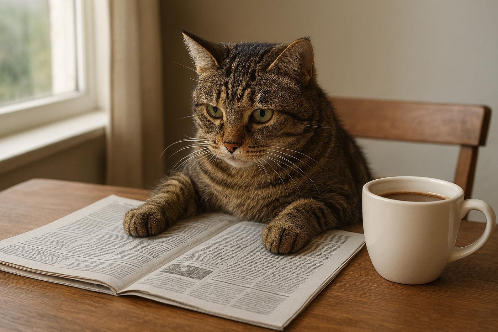 Cat Reding Paper - Etsy