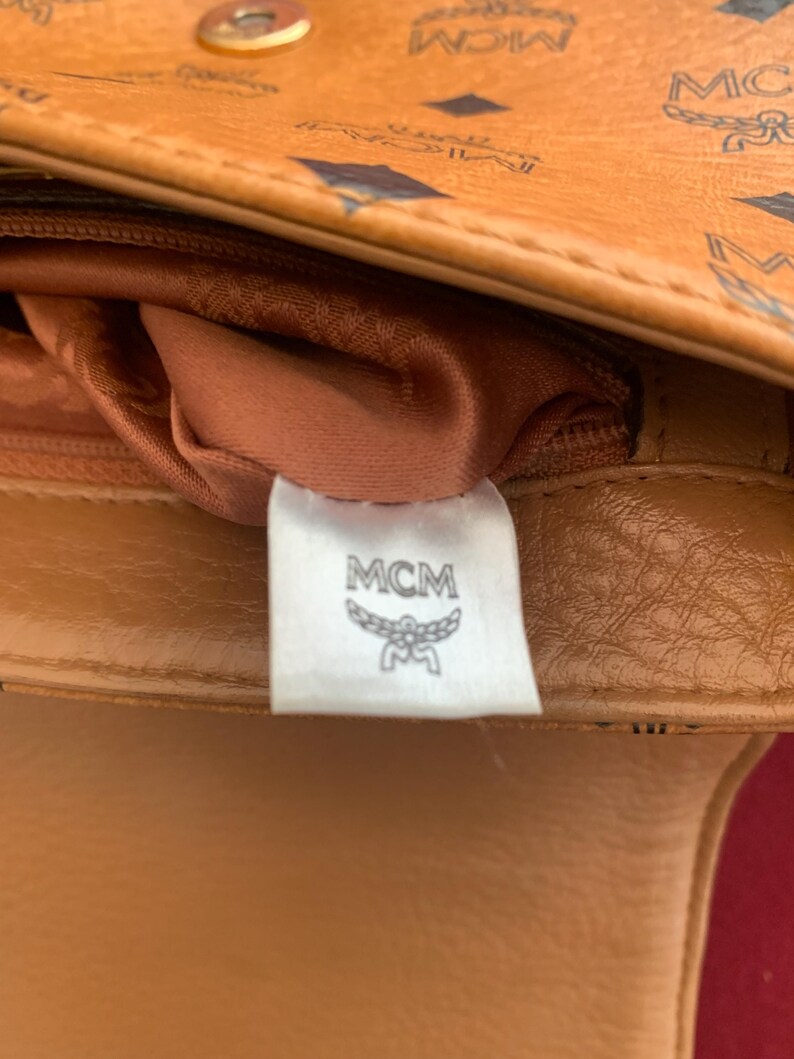 MCM Visetos Monogram Flap Top Crossbody Bag - Etsy
