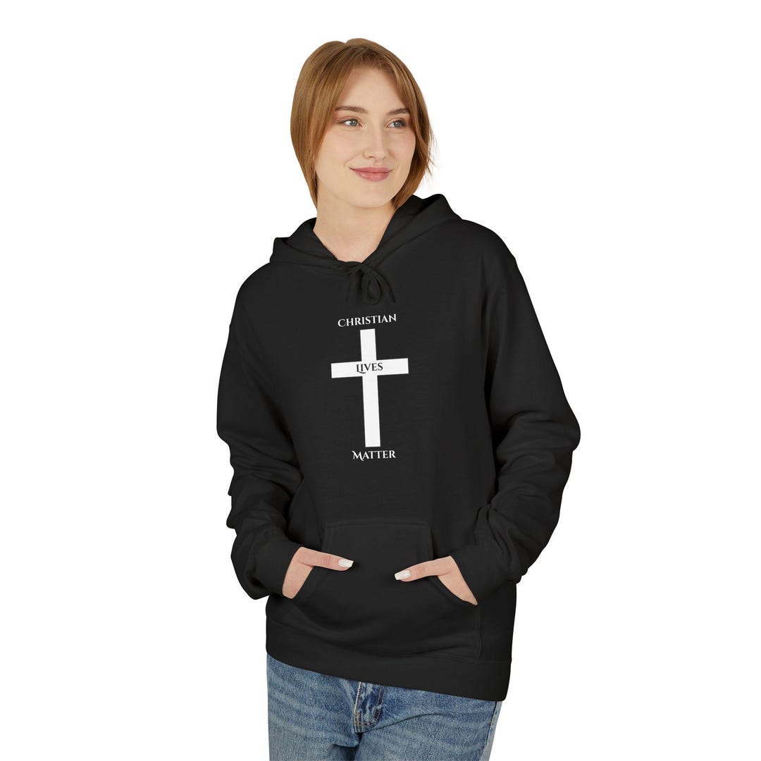 Faith-based Christian Lives Matter Hoodie | Cross Religious Hoodie ...