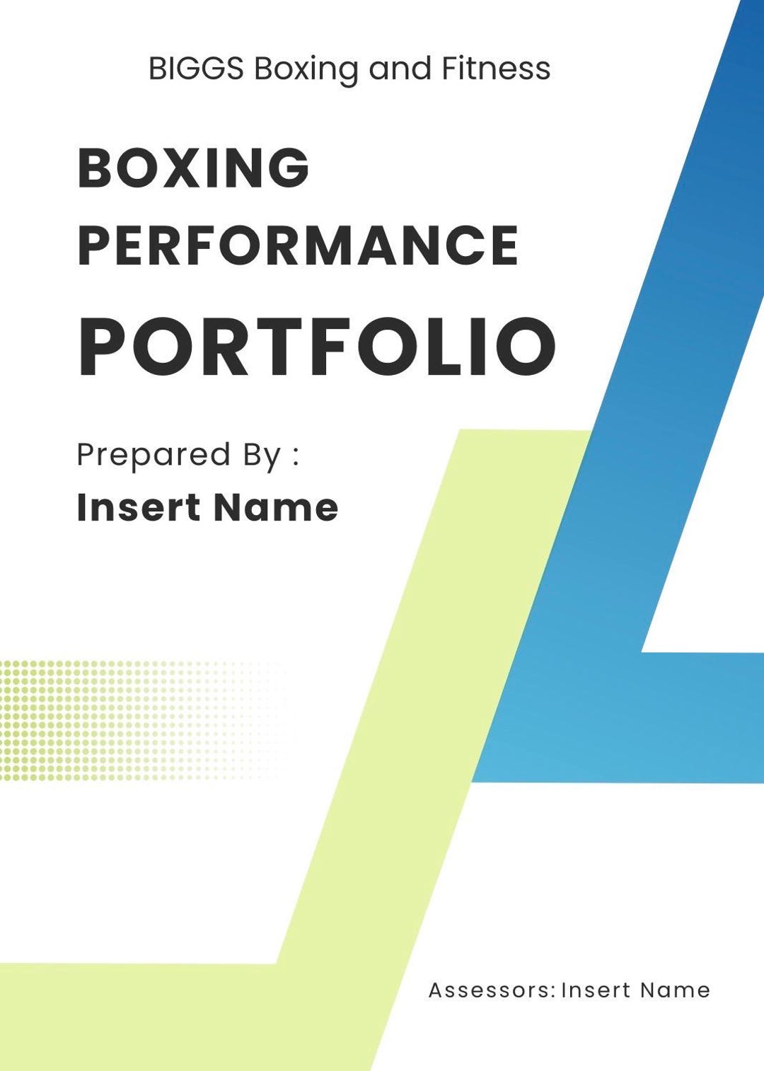Boxing Performance Portfolio and Planner - Etsy