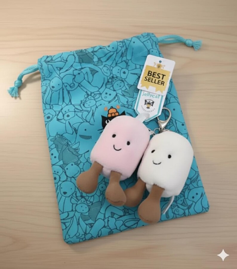 Amuseables Jellycat Marshmallow Duo Plush – Soft & Cuddly Stuffed Toys ...