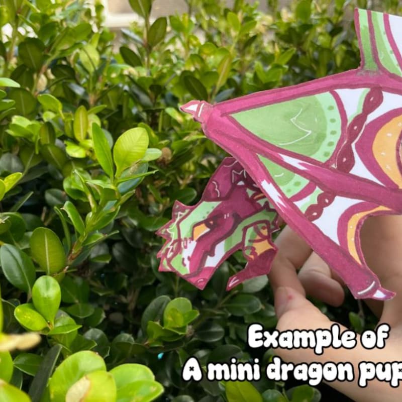Mini Dragon Hand Puppet - Etsy