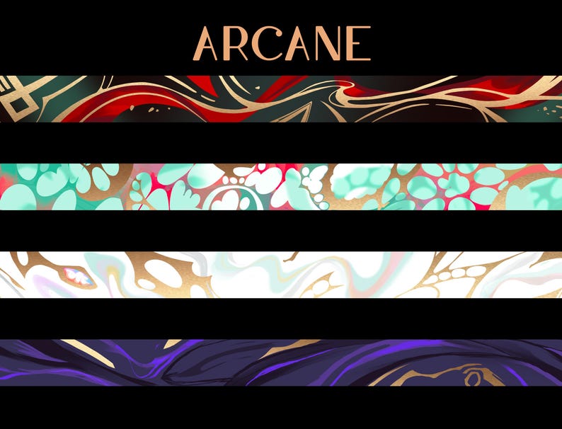 Arcane Foil Washi Tape - Etsy