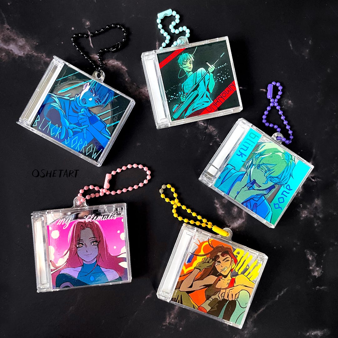 Alien Stage Mini CD Charms + Acrylic CD - Etsy