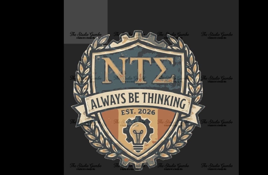 Always Be Thinking Society Official Crest SVG PNG Files | Crest Emblem ...