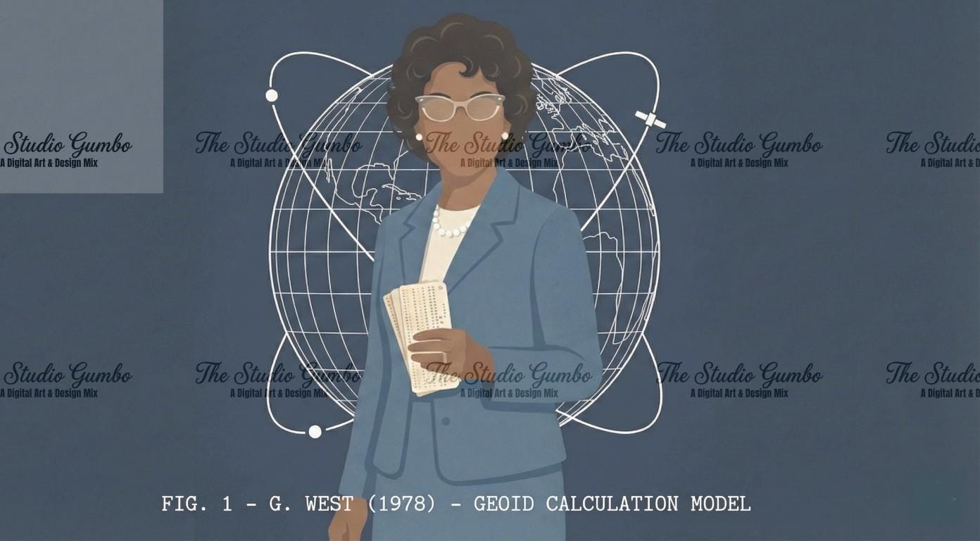 Dr. Gladys West Geoid Calculation Model SVG PNG | Inventor Series ...