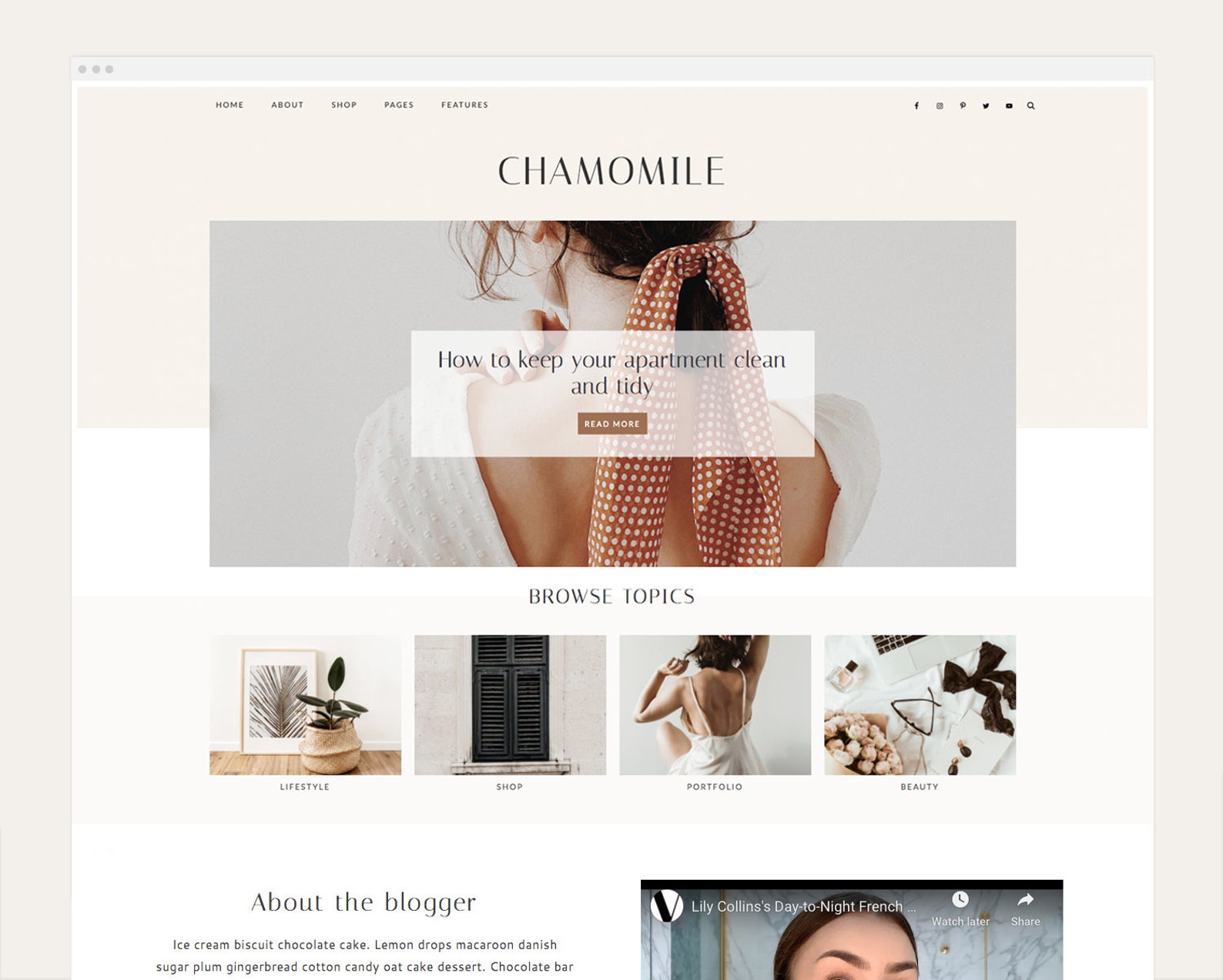 NEW Chamomile Wordpress Theme Wordpress Genesis Theme // - Etsy