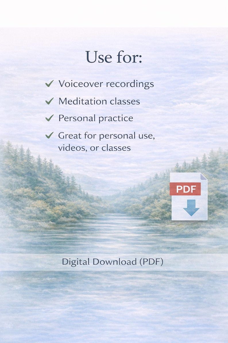 Full Body Relaxation Script PDF | Guided Meditation for Physical ...