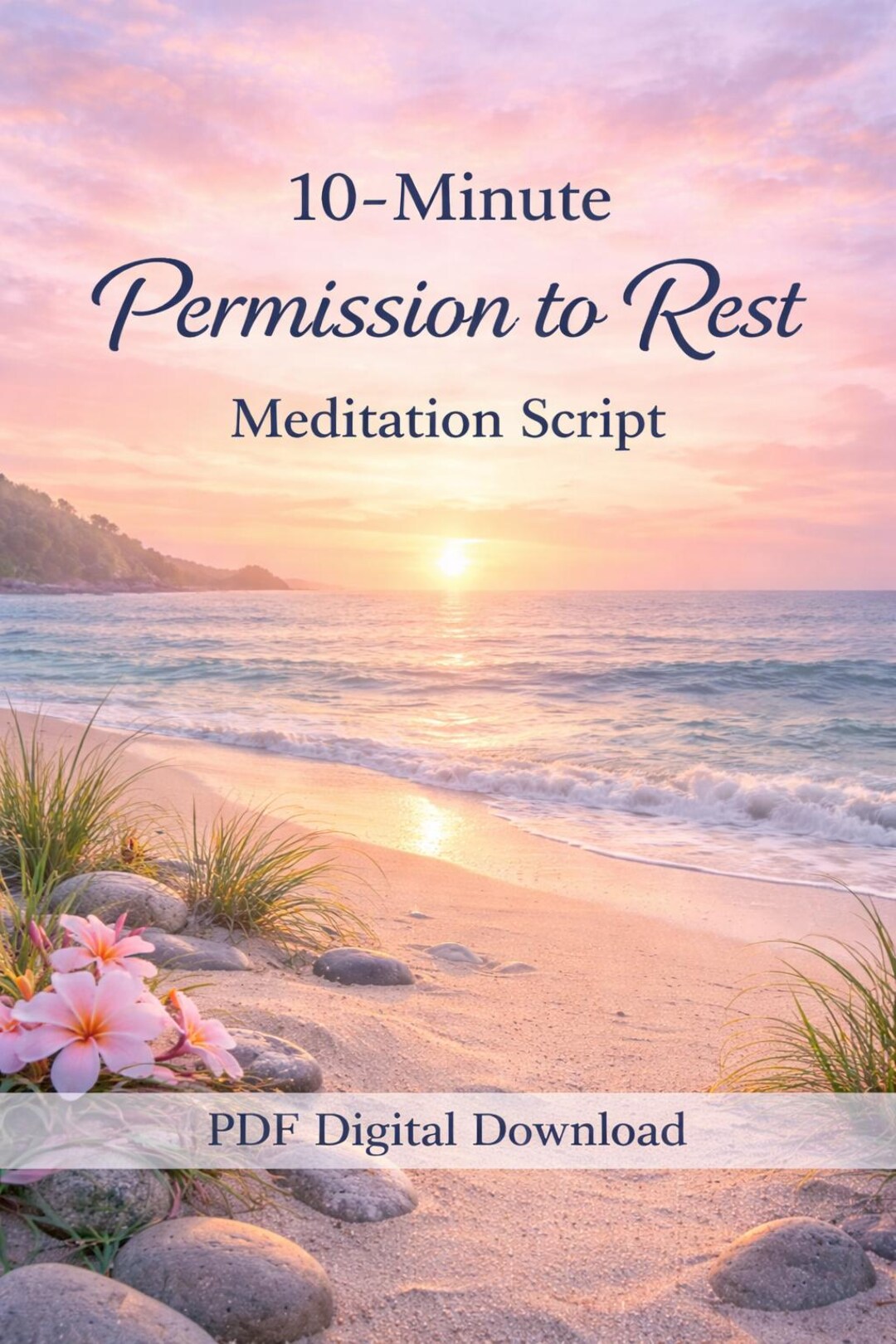 Guided Meditation Script PDF | Relaxation & Stress Relief Script ...
