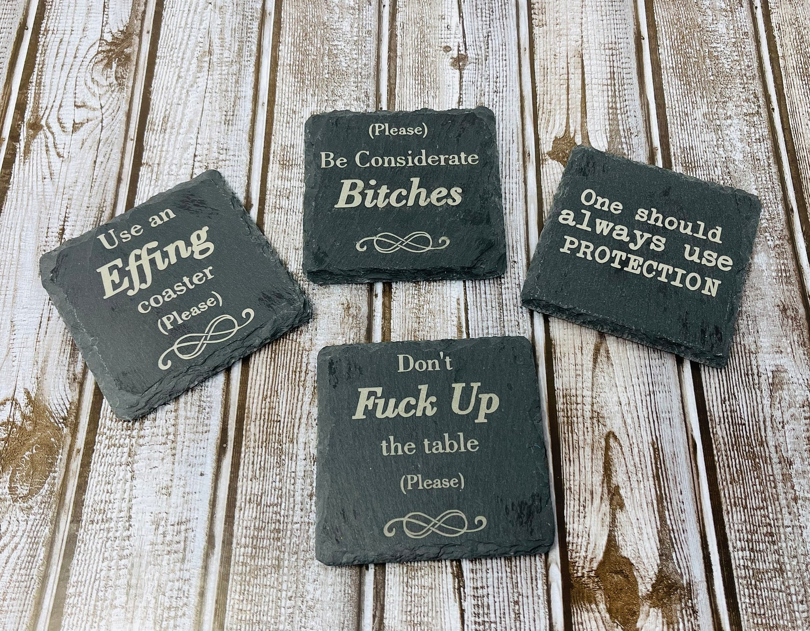 Laser Engraved Adult Humor Coasters - Etsy