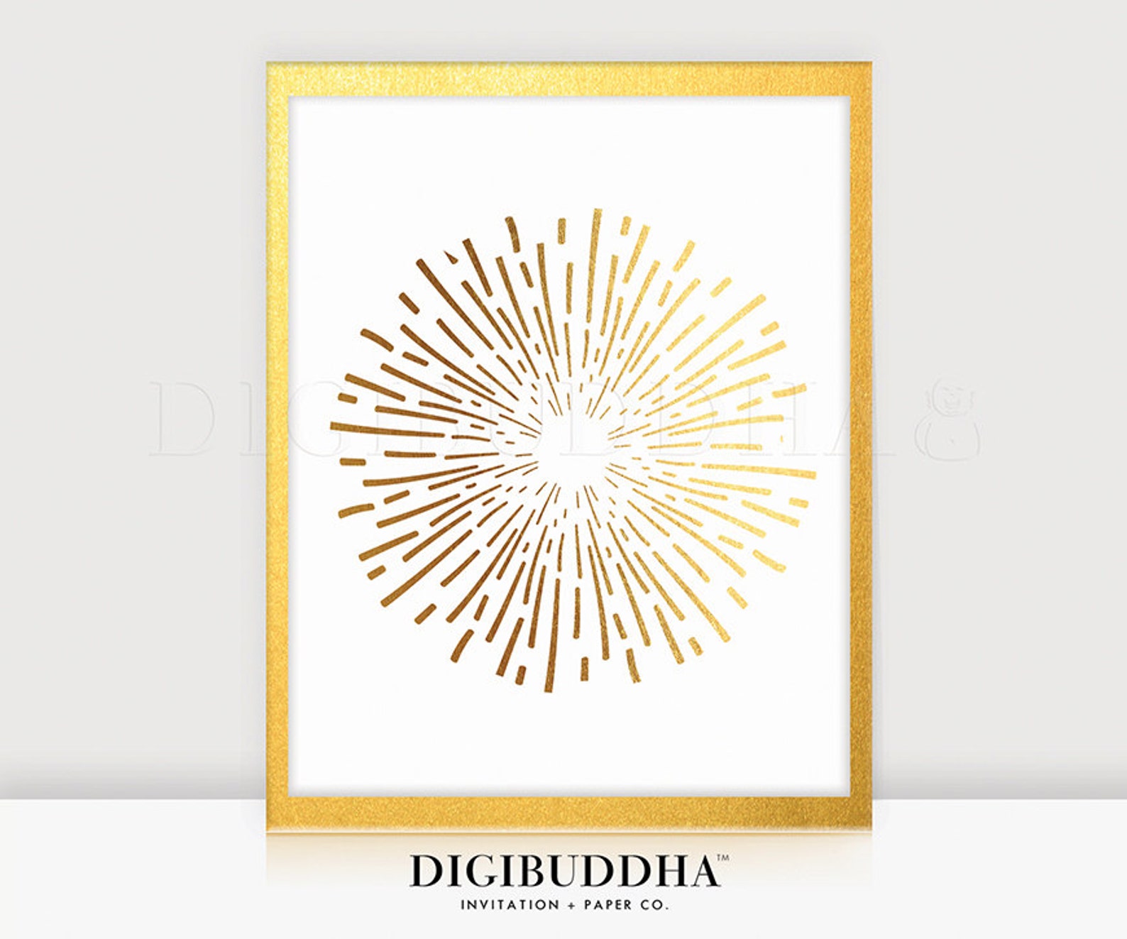 GOLD FOIL PRINTS Set of 4 Abstract Posters Real Gold Foil - Etsy