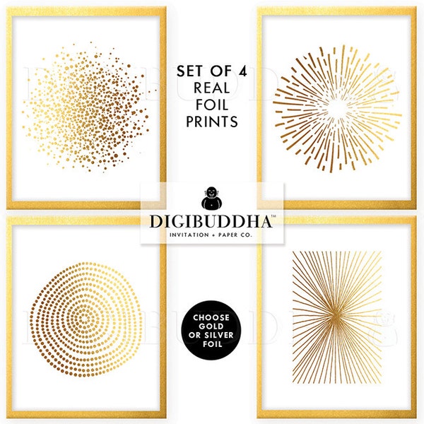 Gold Foil Print - Etsy