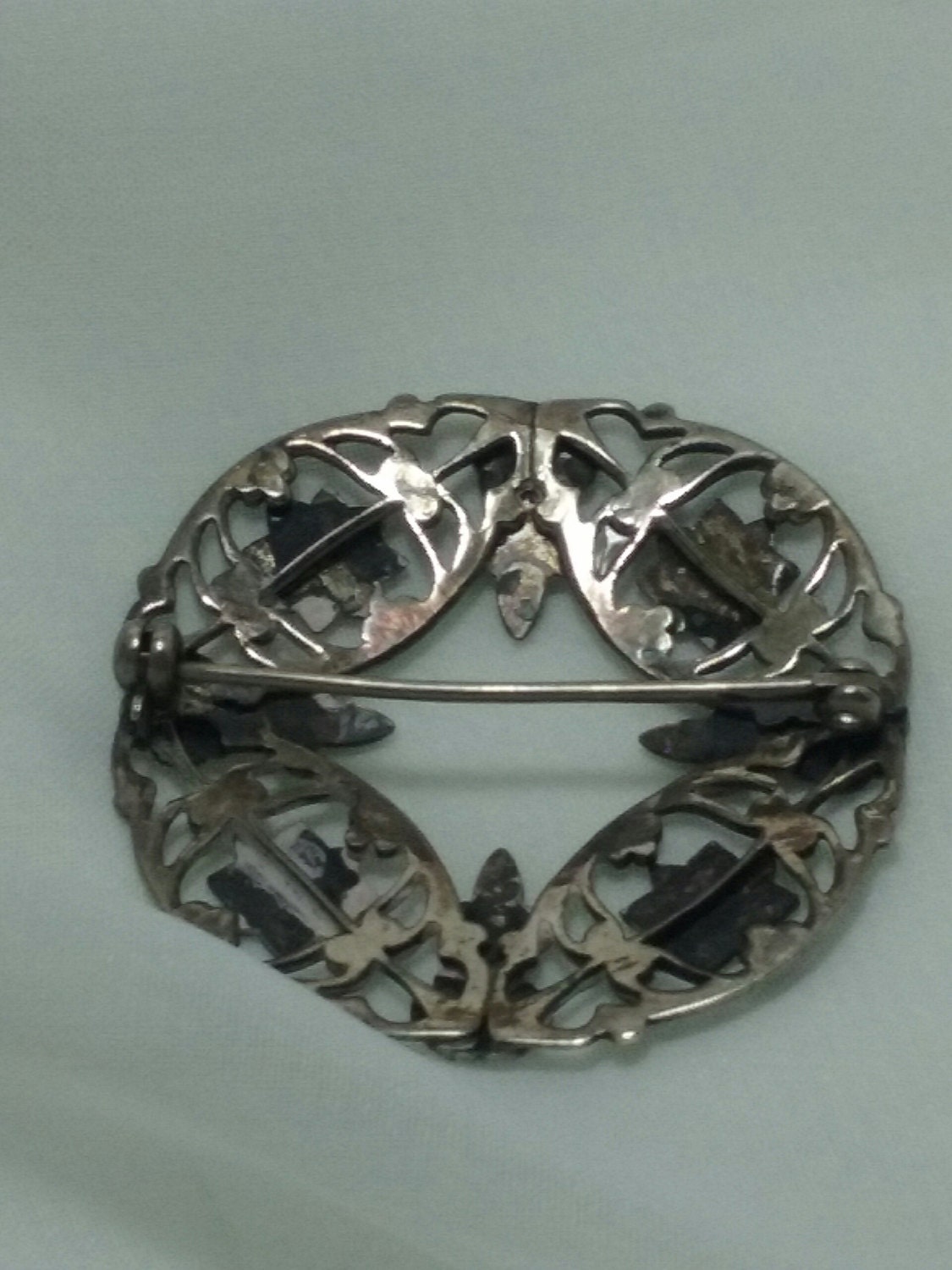 Buy Sterling Silver Brooch, Vintage Flowers. Online in India - Etsy