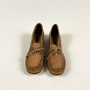 1940s Lumberjack Wedge Loafers / Tassel / Platform Wedge / 40s Shoes ...
