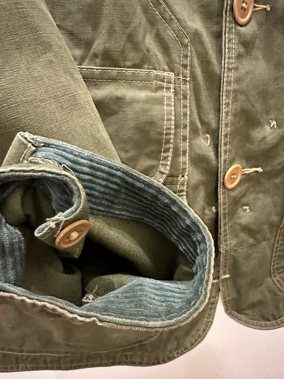 1950s Sears Field Master Olive Green Hunting Jacket /… - Gem