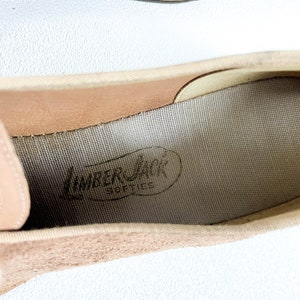 1940s Lumberjack Wedge Loafers / Tassel / Platform Wedge / 40s Shoes ...