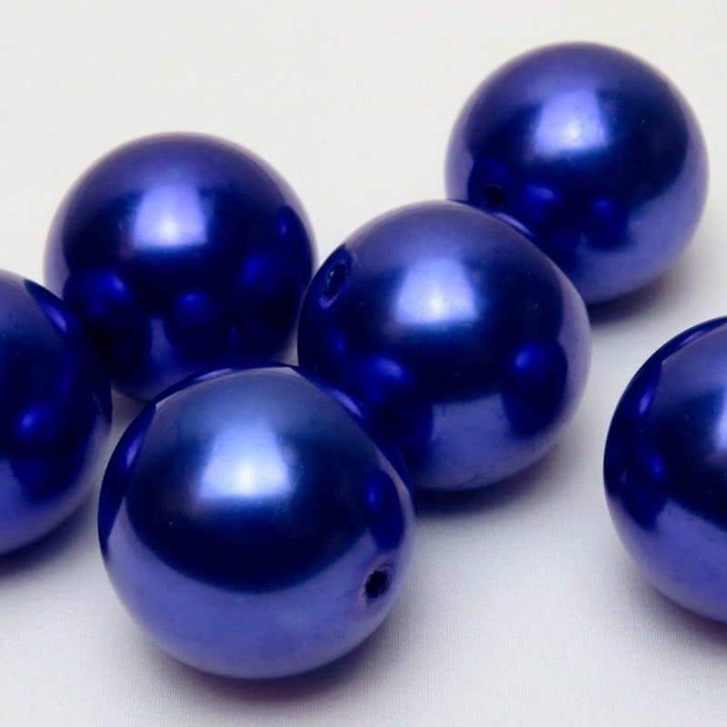 Royal Blue Pearls - Etsy