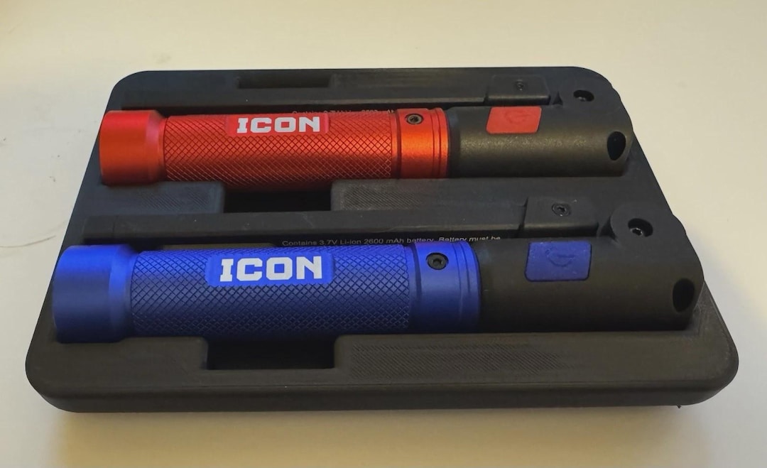 Custom 3d Printed Harbor Freight Icon Flashlight Tray Holder - Tray ...